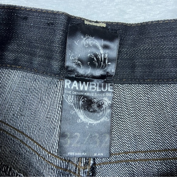 Raw Blue | Jeans | Vintage Y2k Raw Blue Wings Baggy Jeans 32x32 | Poshmark